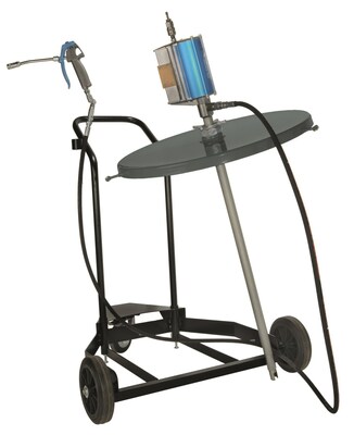 Mobile grease pump for 180 kg drums - Alentec & Orion AB