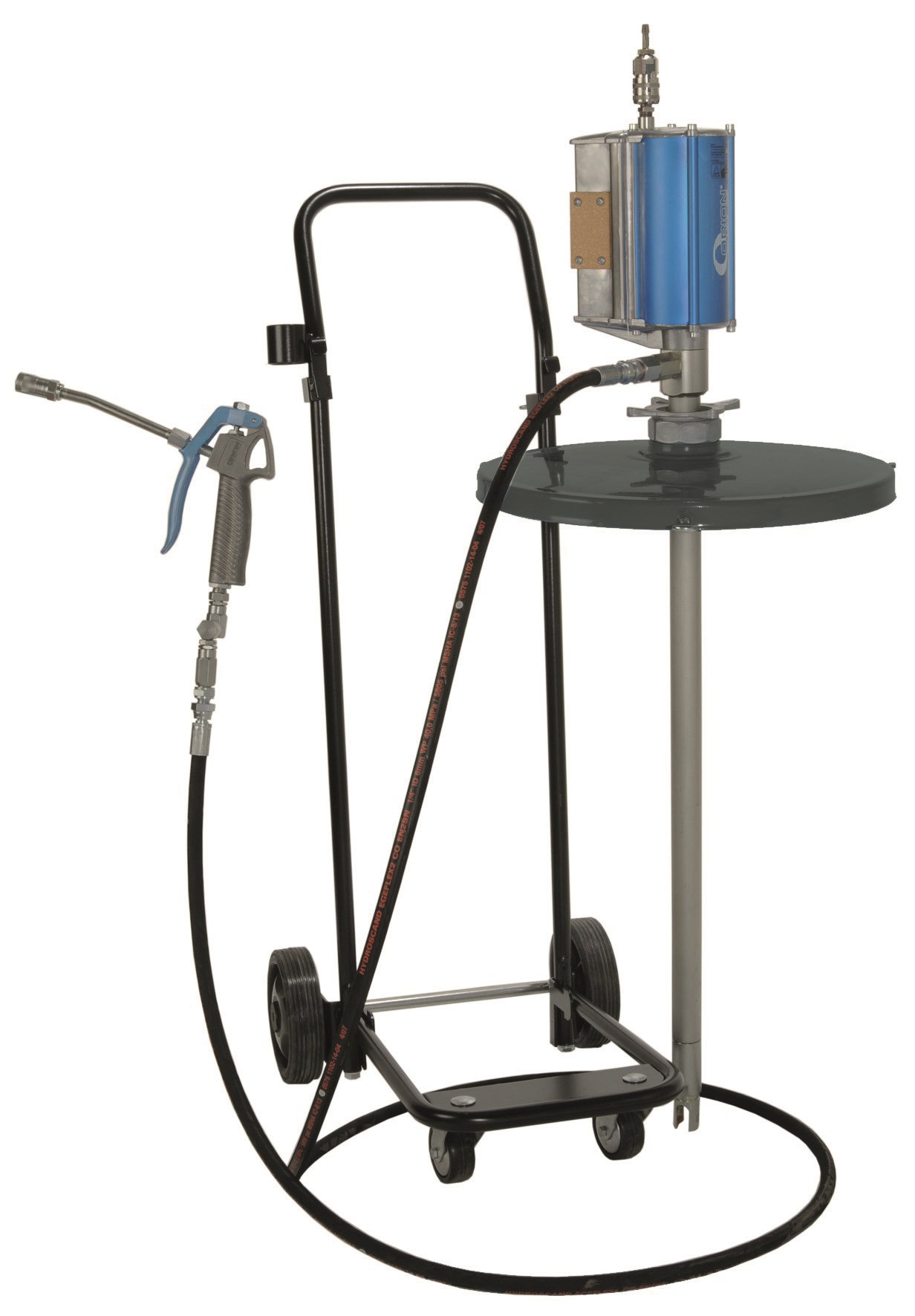 Mobile grease pump for 50 kg drums - Alentec & Orion AB