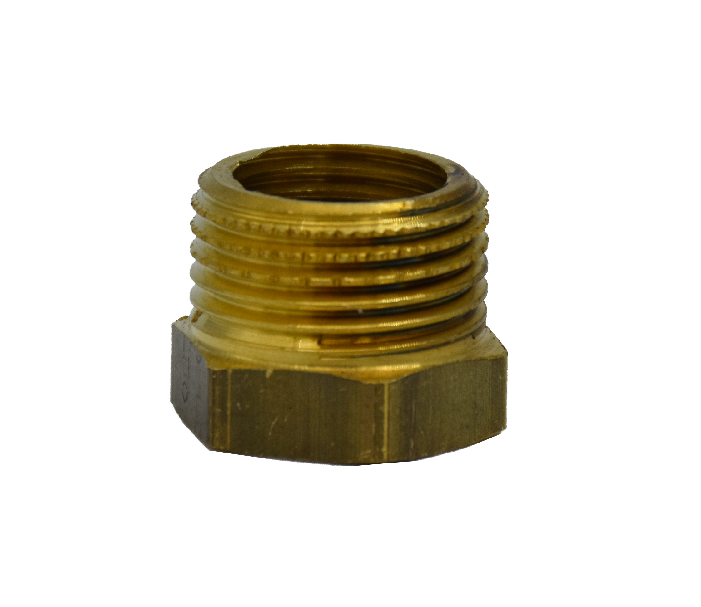 Verloopstuk, in messing 1/4" - 3/8" (V)-(M) BSP - Alentec & Orion AB